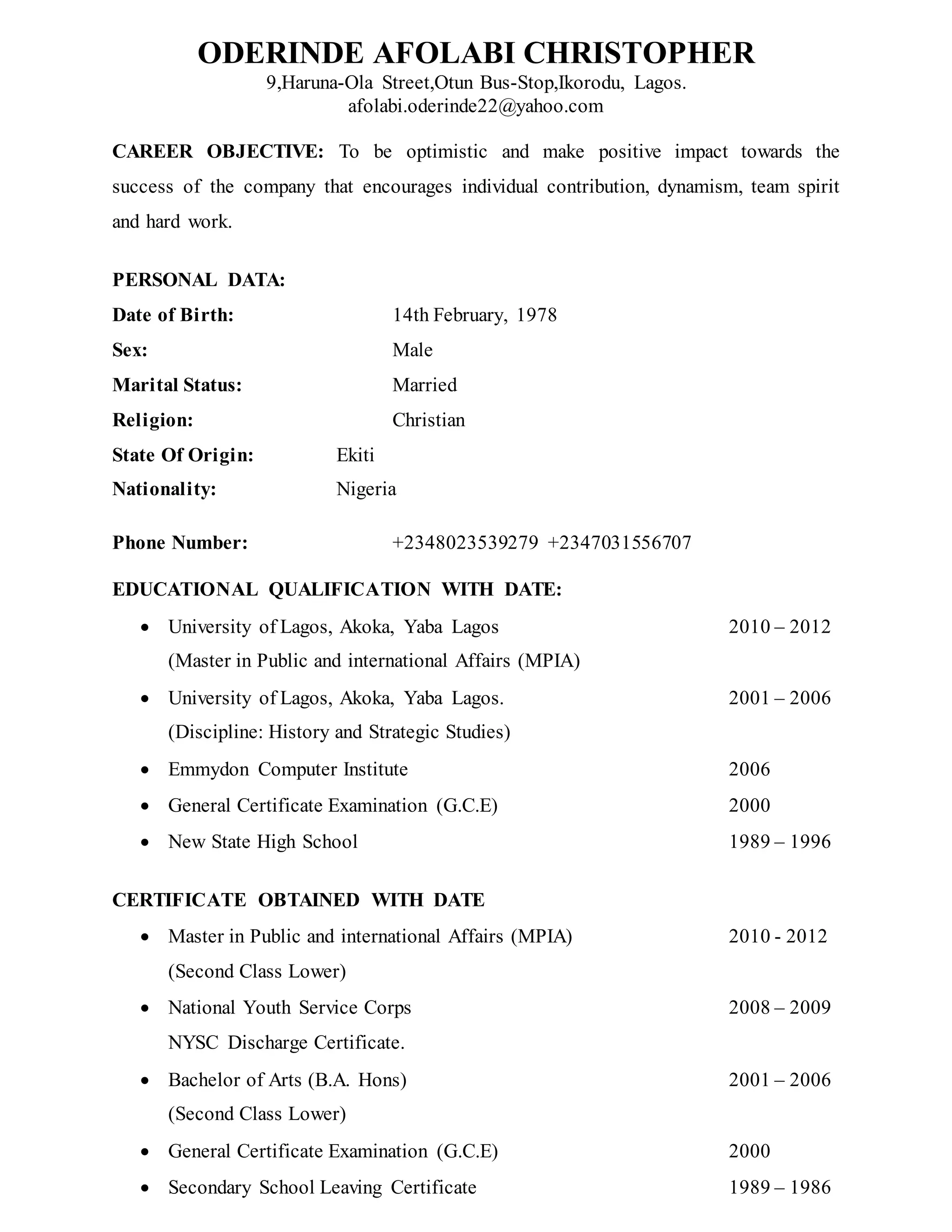 ODERINDE AFOLABI CHRISTOPHER | DOCX