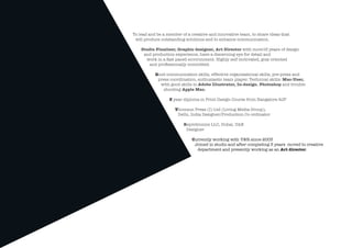 JEEVAN NAMBIAR PORTFOLIO | PPT