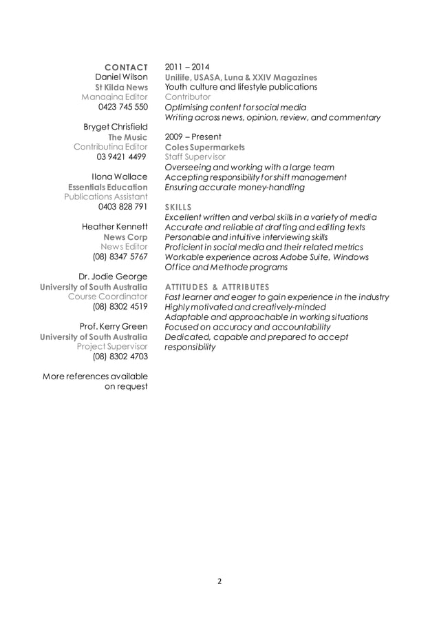 David Alexander Adams CV | PDF