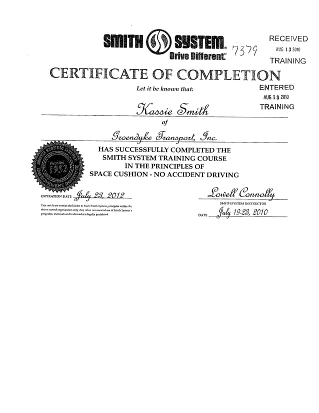 Smith System Training | PDF