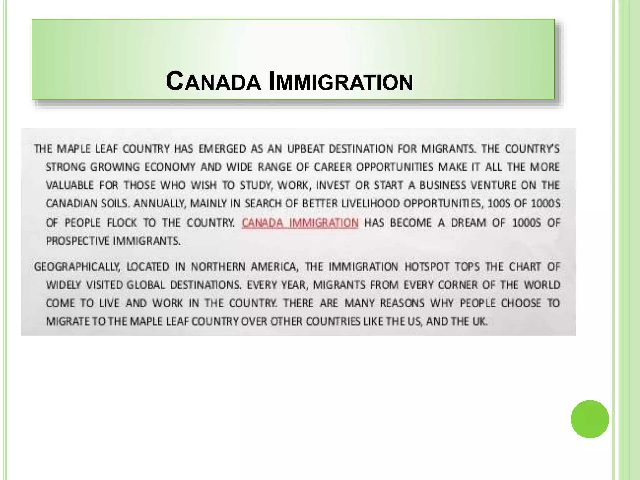 Immigration PPT | PPTX