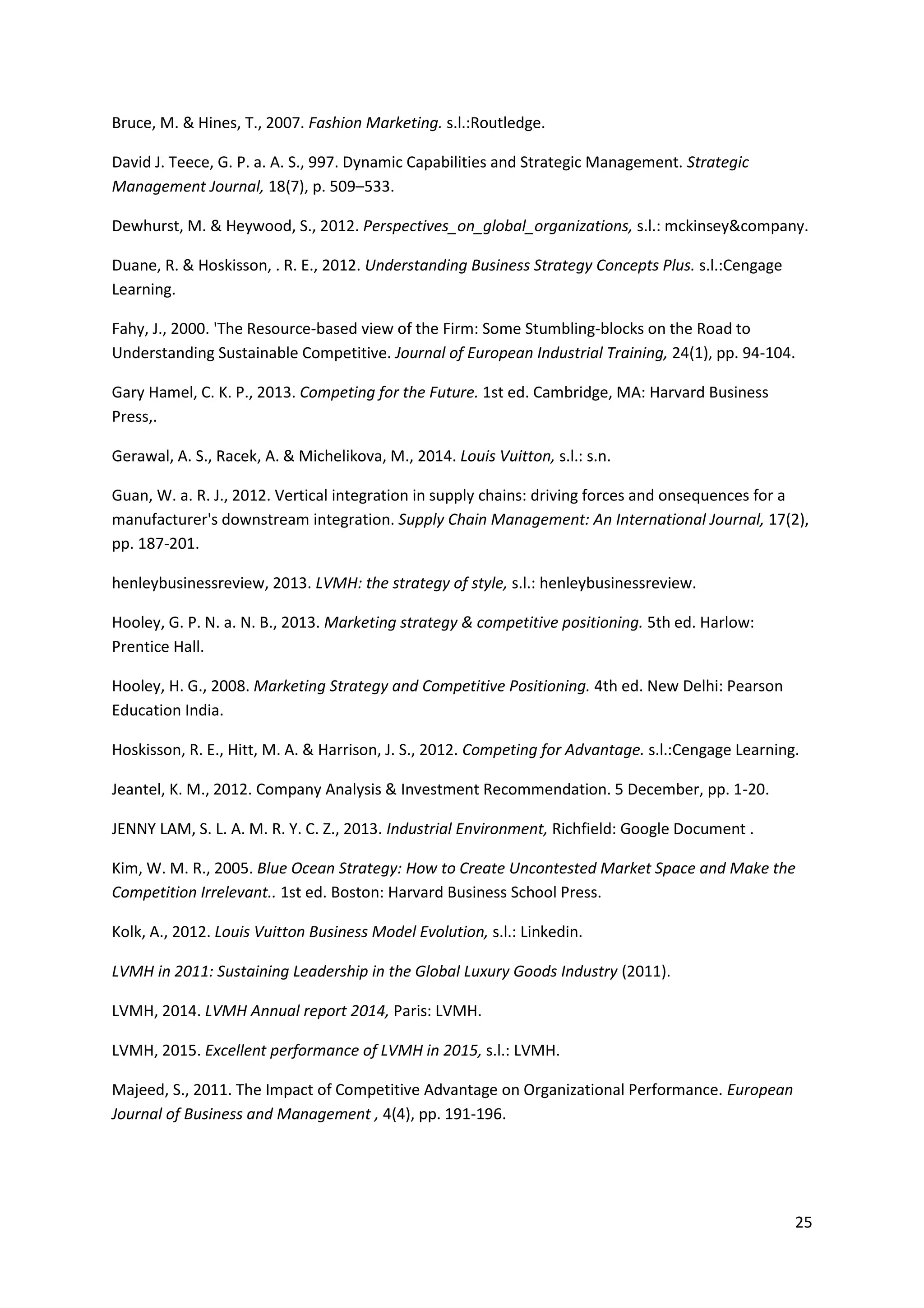 Competitive Stategies of LVMH | PDF