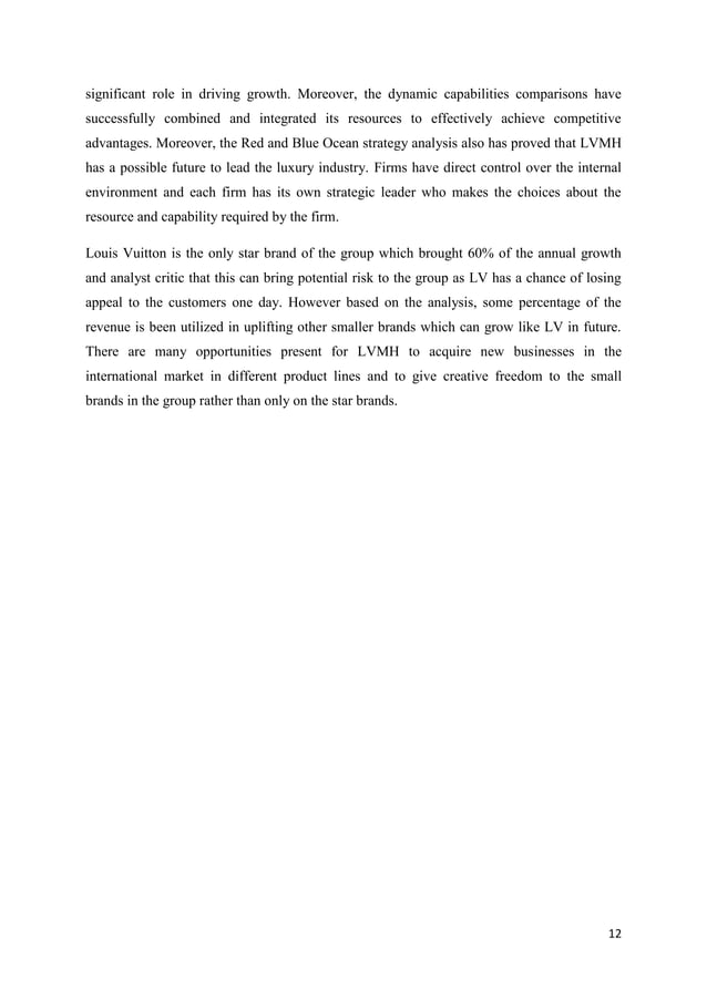 Competitive Stategies of LVMH | PDF | Business Administration | Business