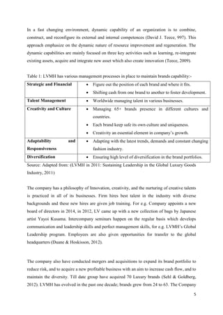 Competitive Stategies of LVMH | PDF