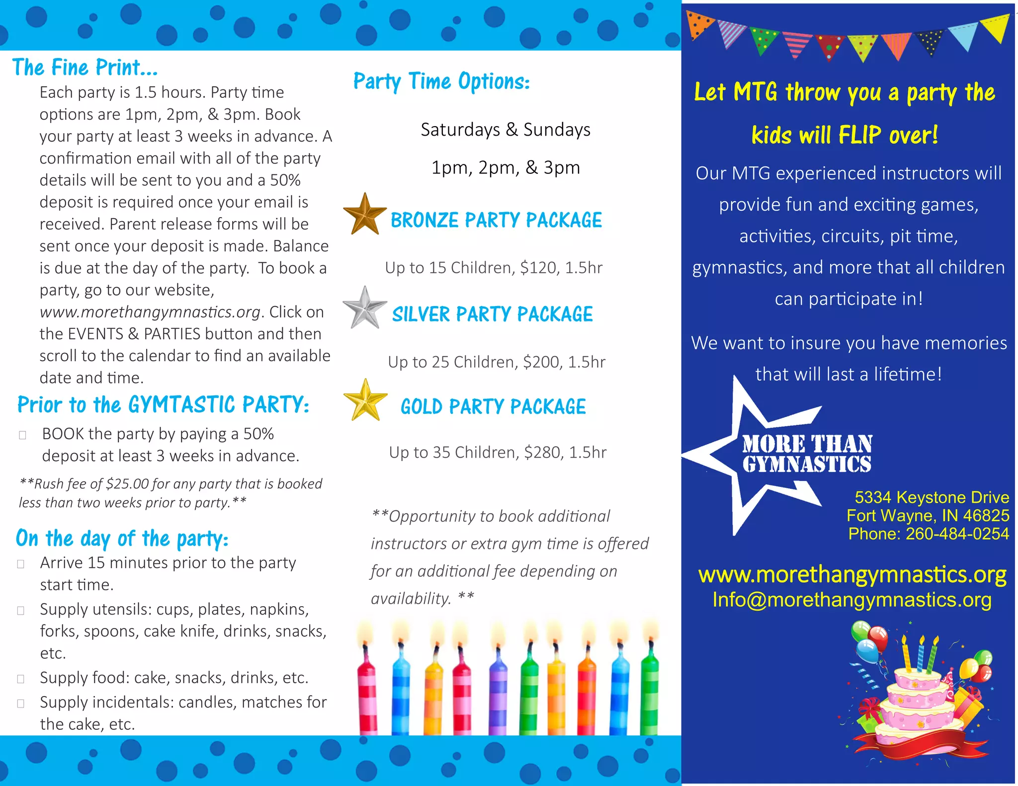 2015 Birthday brochure | PPT