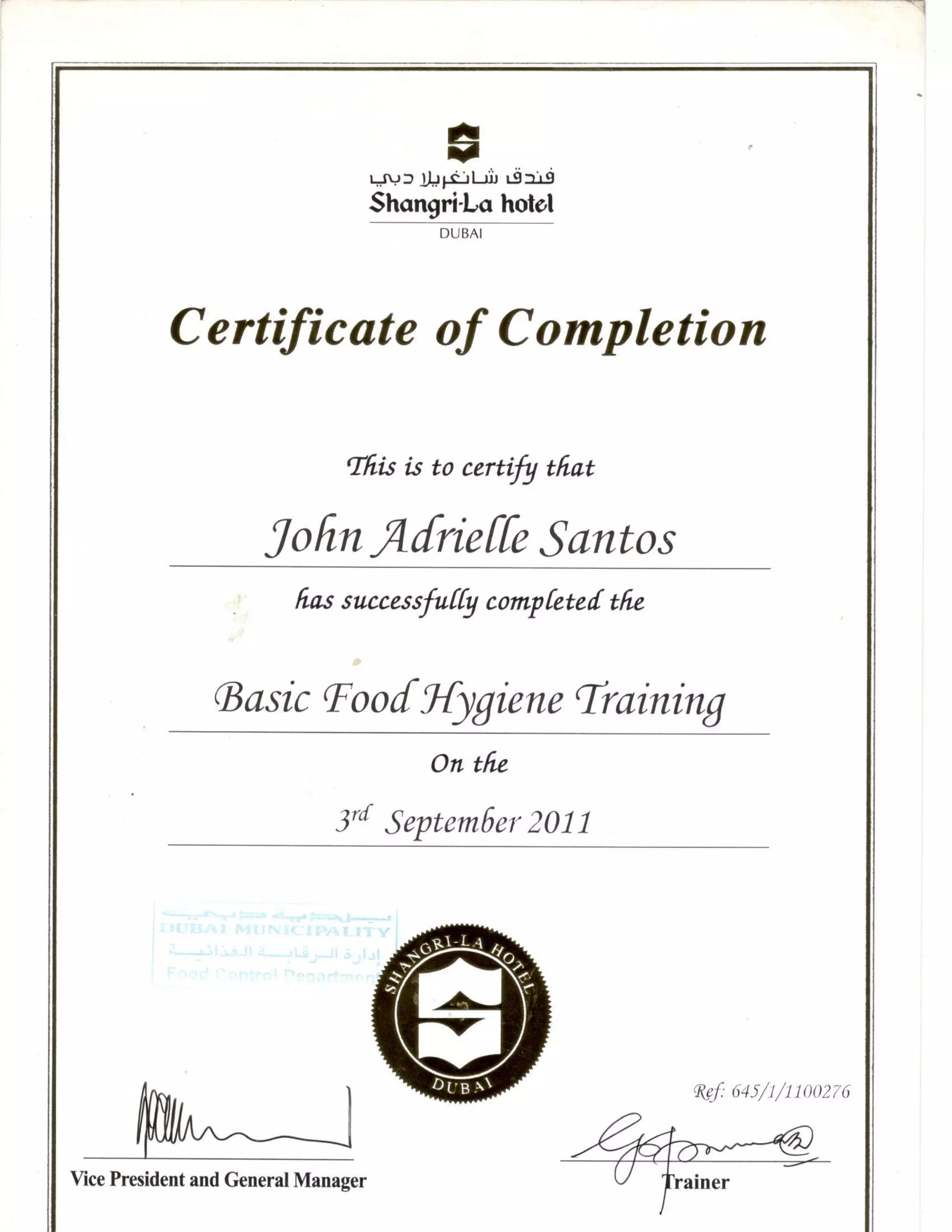 SLDB - Basic Food Hygiene | PDF