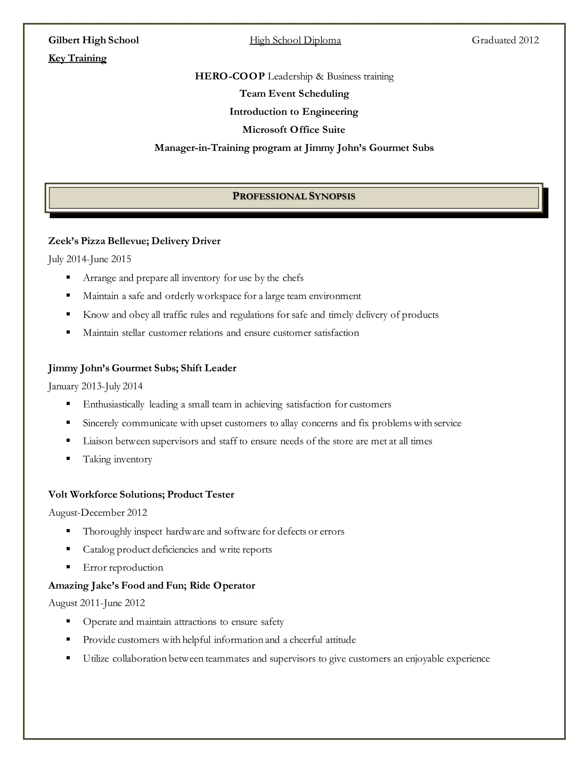 Base Resume | DOCX