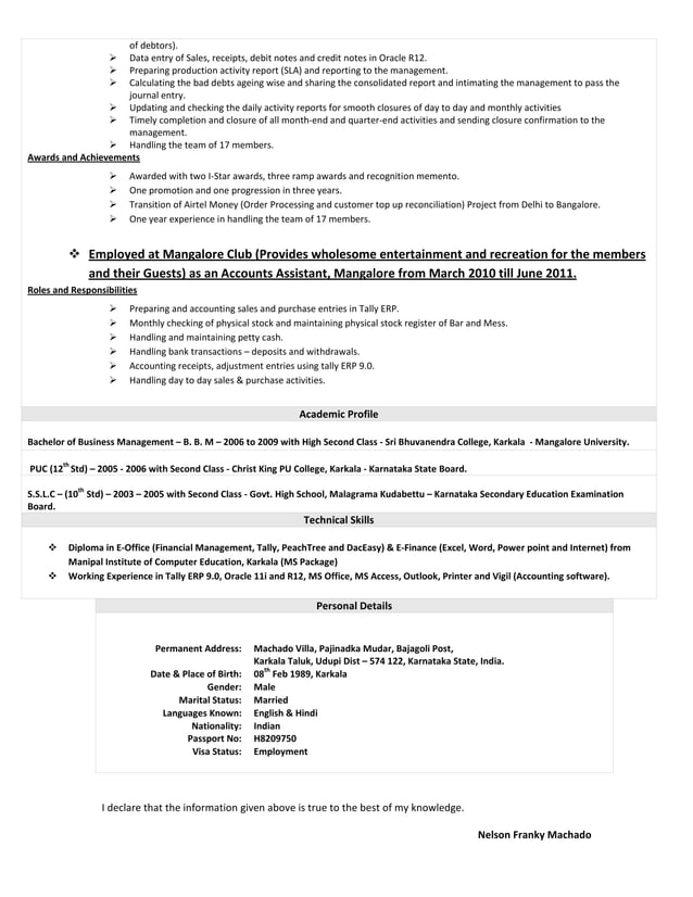 CV_Nelson Franky Machado | PDF