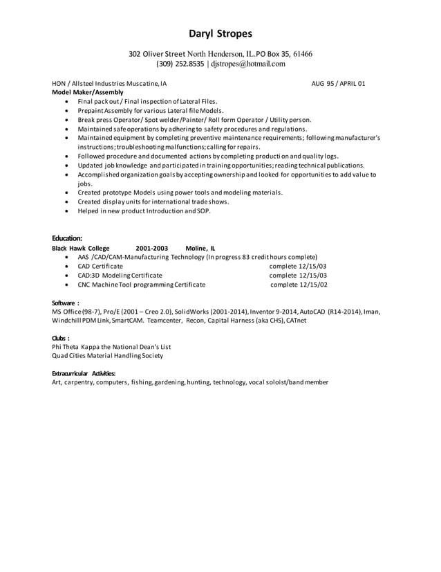 Daryl Stropes Resume 12-13-2015 | DOCX