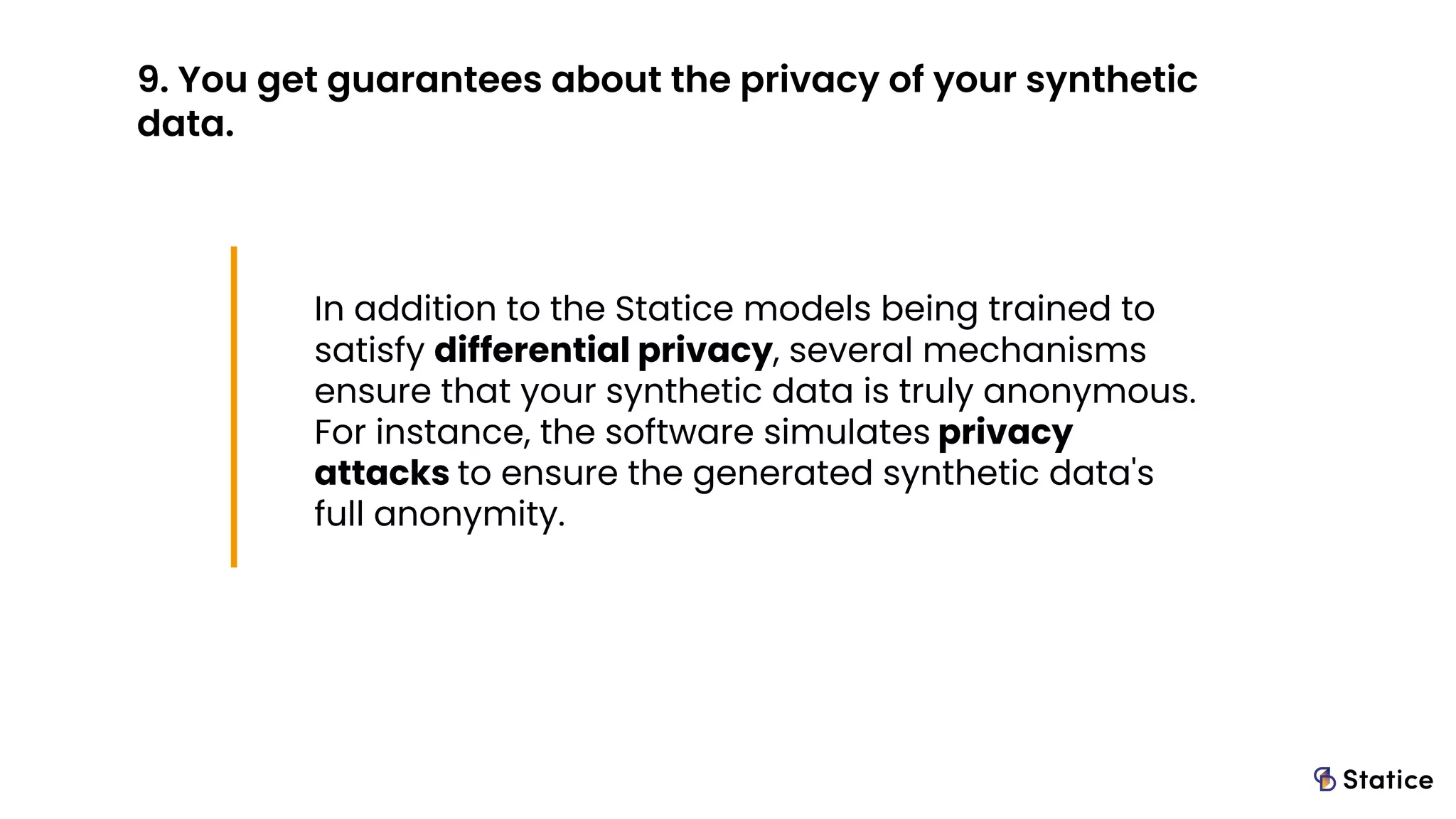 9 Facts About Statices Data Anonymization Solution Ppt
