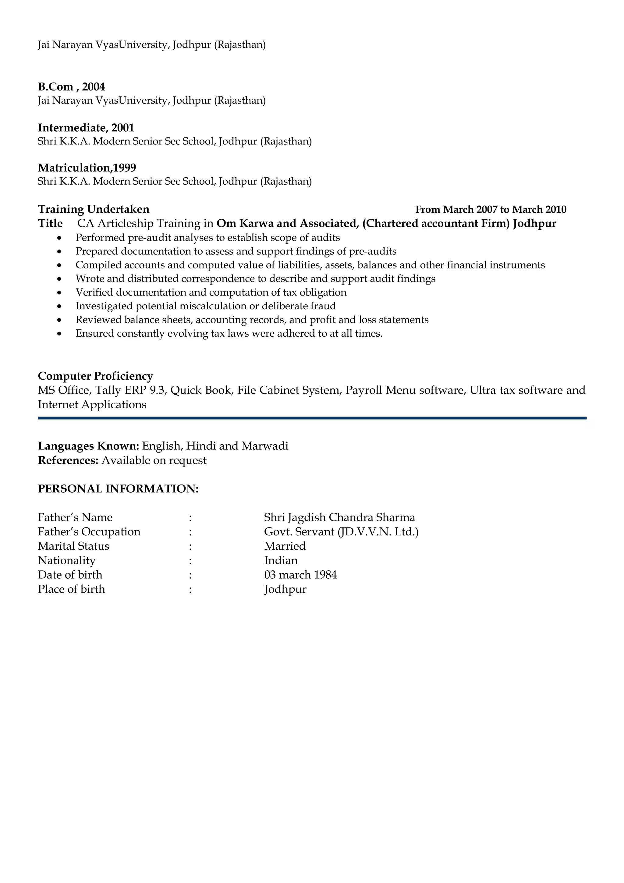 Shailendra_new resume | DOC