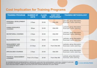 TrainingBrochure_GHR | PDF