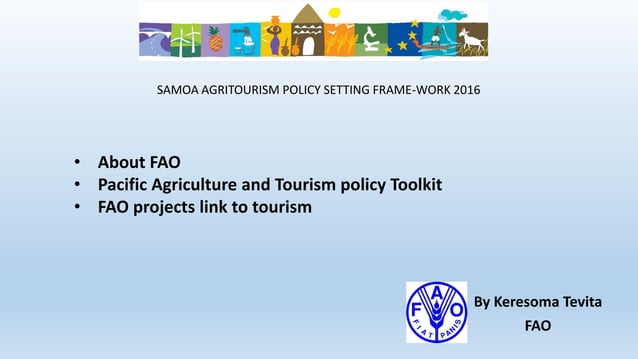 Samoa Agritourism Policy Setting Workshop 2016: Keresoma Tevita (FAO ...