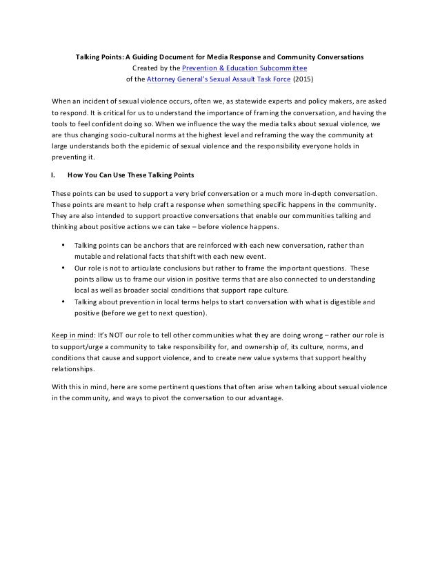 Talking Points Guiding Document FINAL 1.21.14