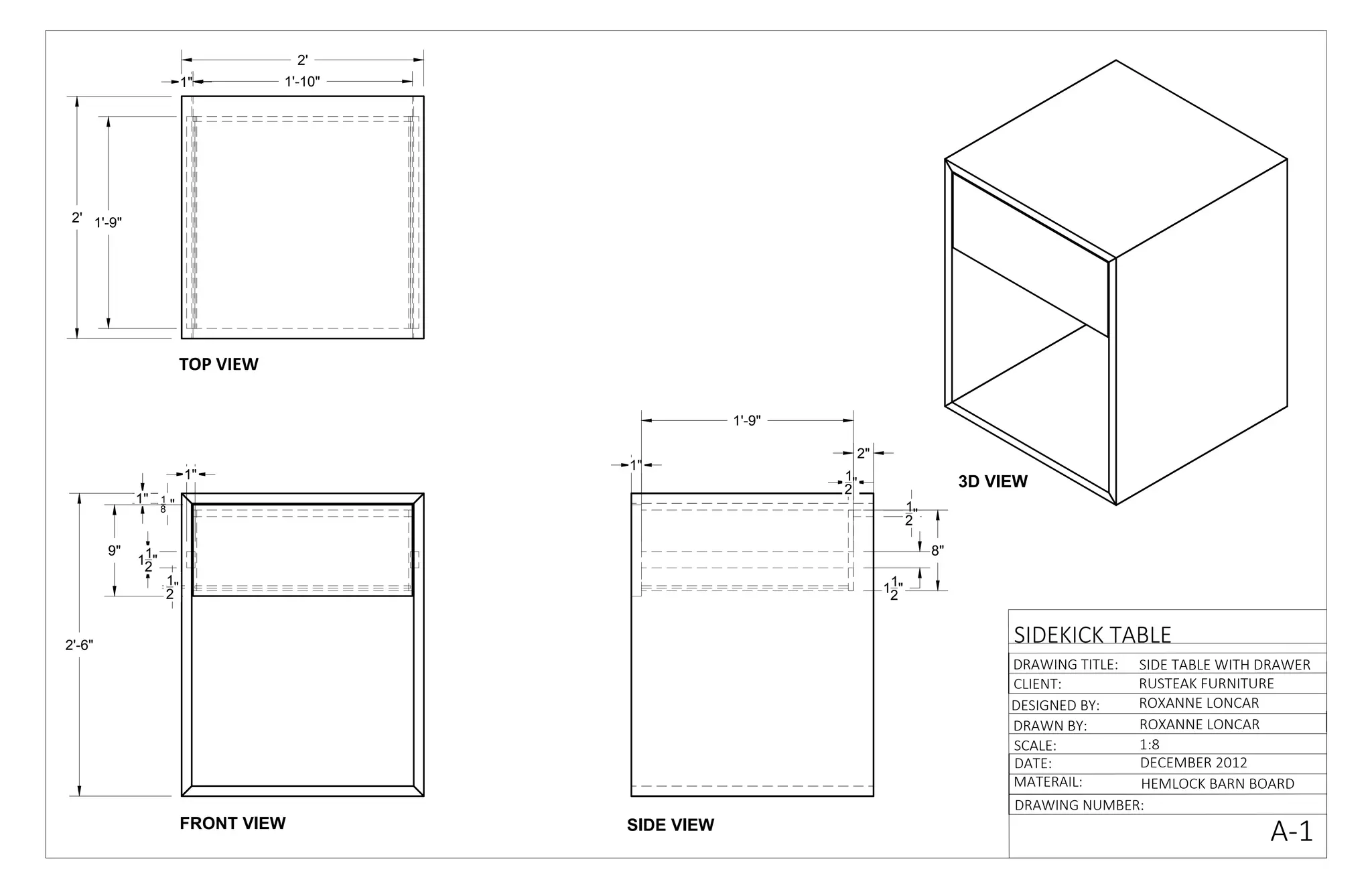 SIDE_TABLE_blueprints | PDF
