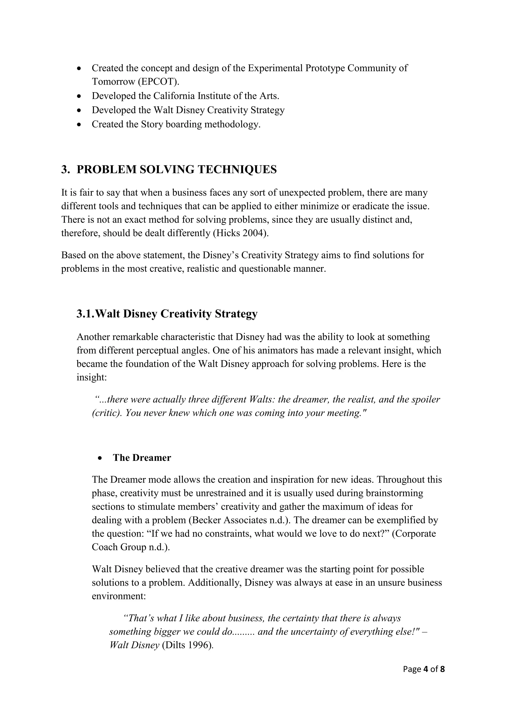 Walt Disney_report | PDF