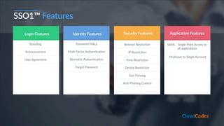 SSO1 - Cloud Security Gateway | PPT
