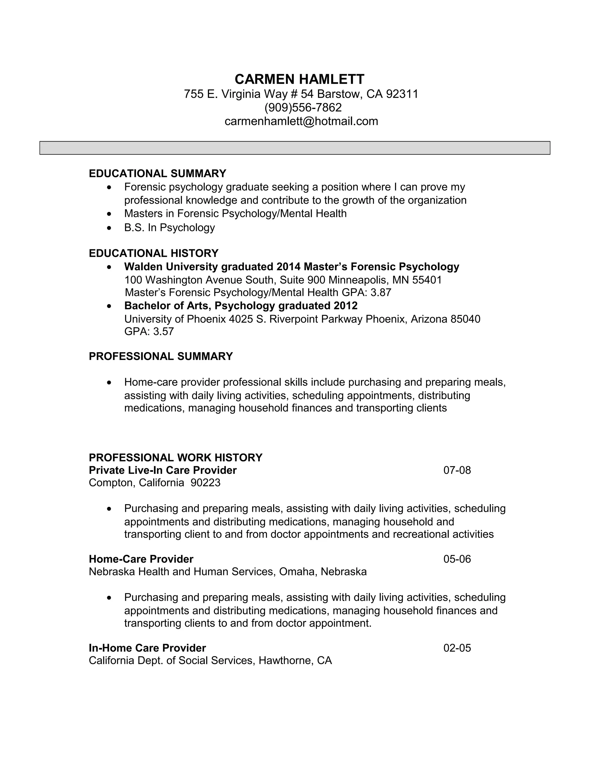 My updated resume | PDF