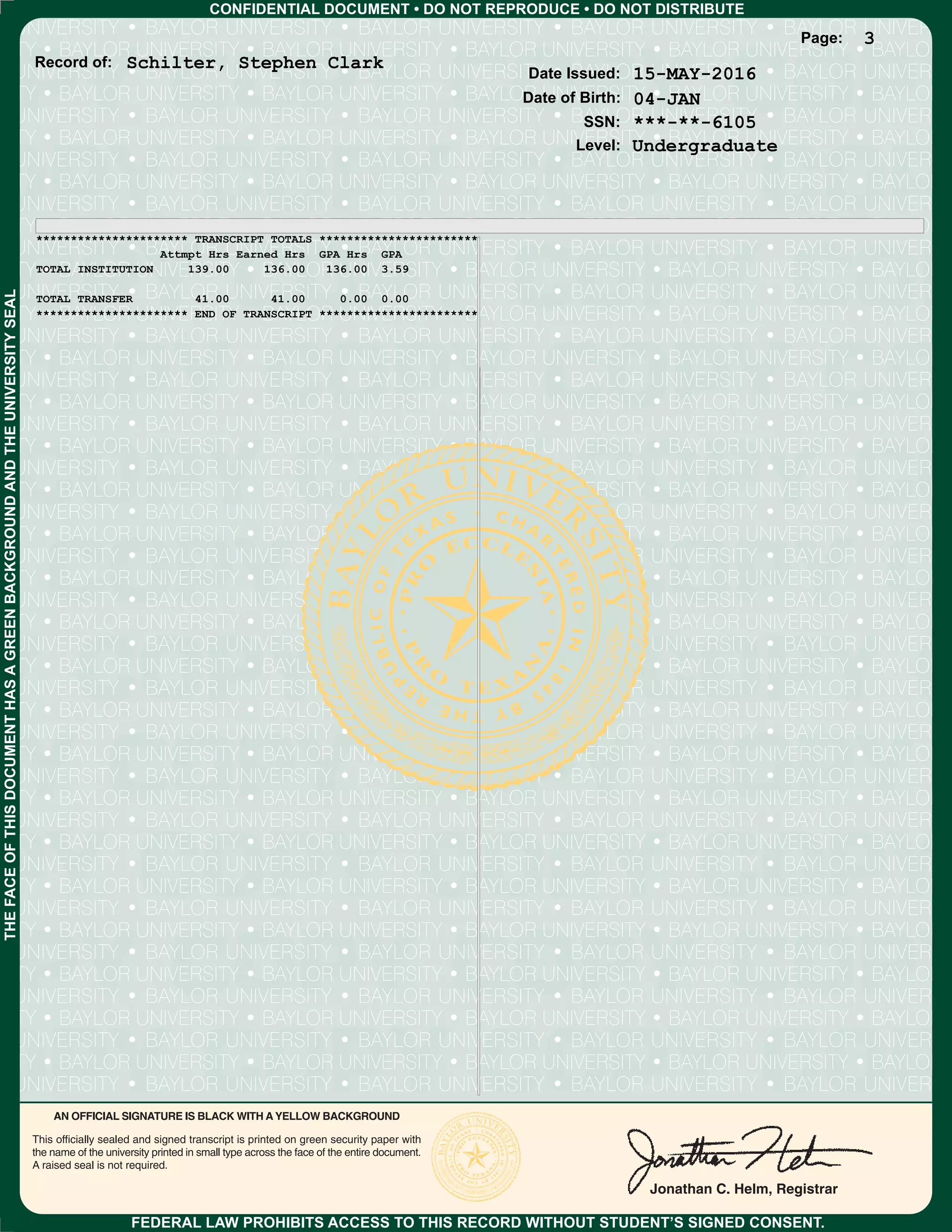 Transcript | PDF | College Education | Education