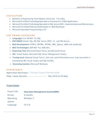 Application developer | PDF