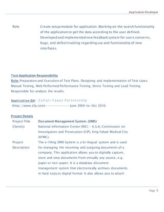 Application developer | PDF