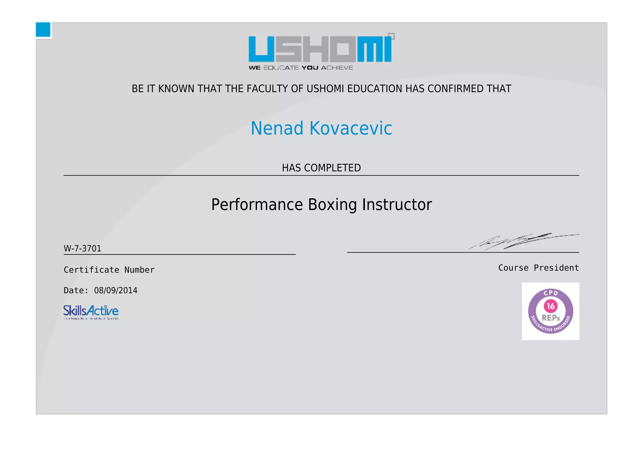 Performance Boxing Instructor | PPT