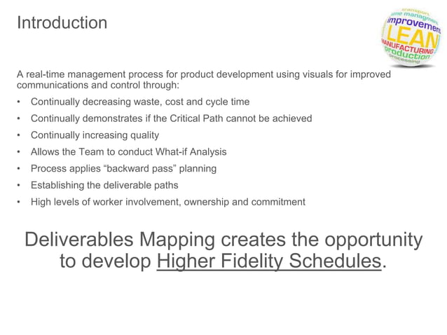 Deliverables Mapping | PPTX