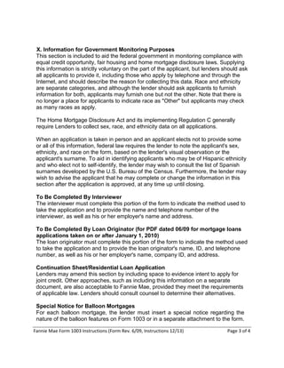 1003 application | PDF