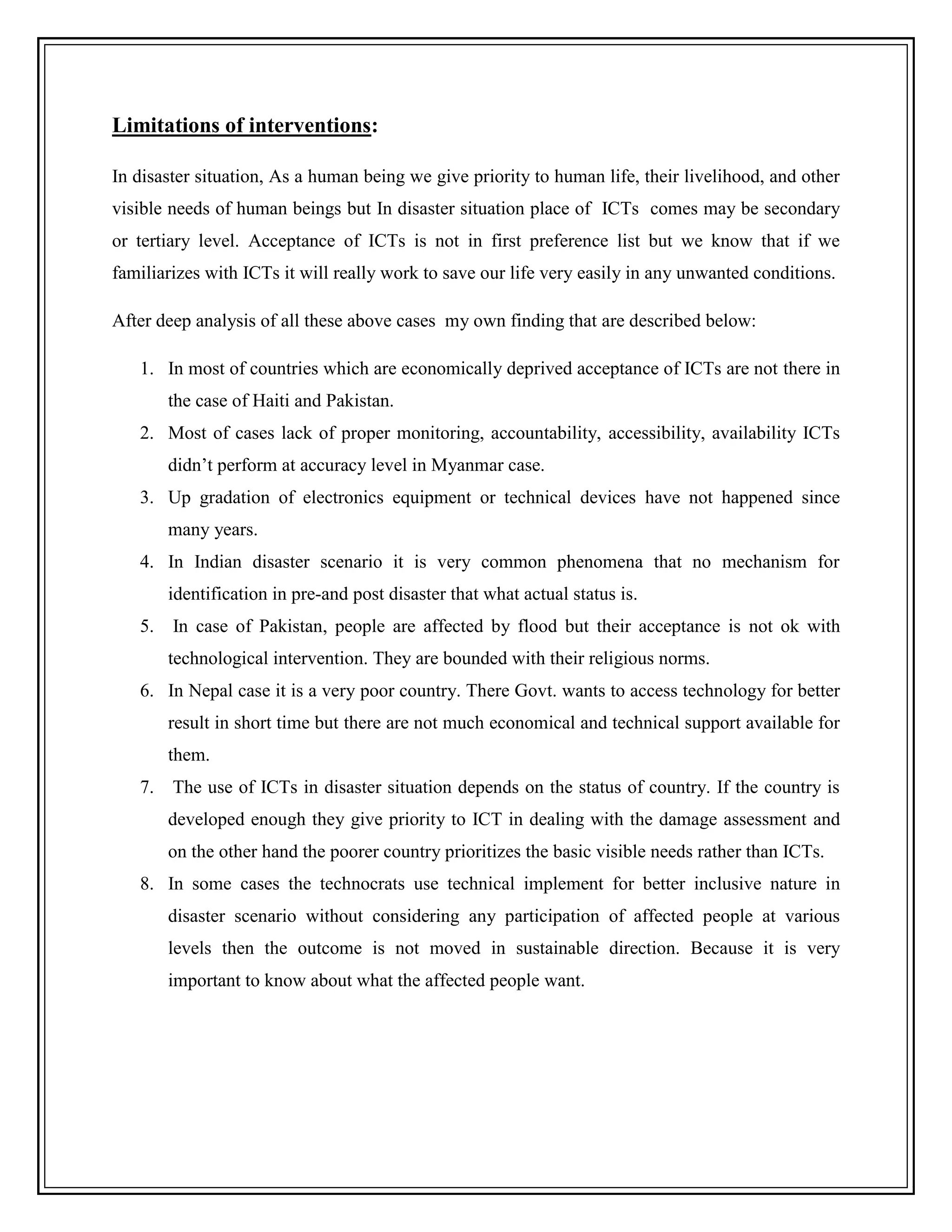 Information Communication Technology Emergency Telecom Pdf