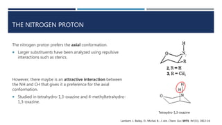 Steric Effects on the Configuration of the Nitrogen In Piperidine | PPTX