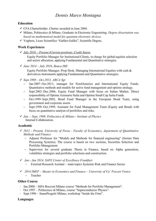 CV Dennis_Montagna lnk | DOC