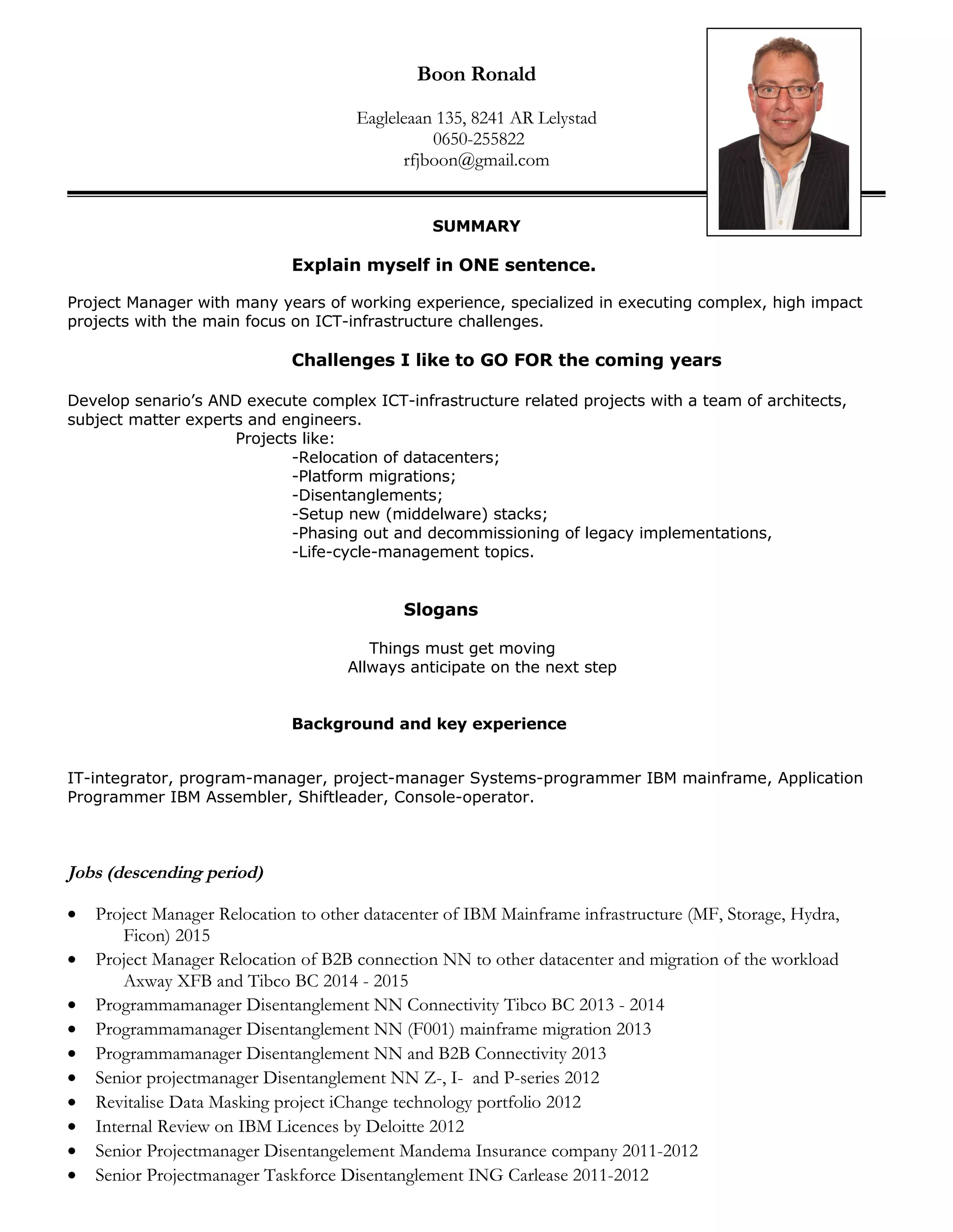 Boon Ronald_CV | PDF