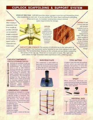 CUPLOCK & SCAFFOLDING SYSTEM | PDF