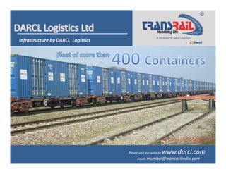 DARCL Logistics Ltd (RAIL Division) Profile & Presentation | PDF