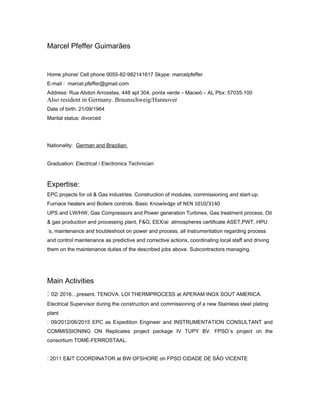 CV_Marcel Pfeffer Guimarães_2016 | DOC