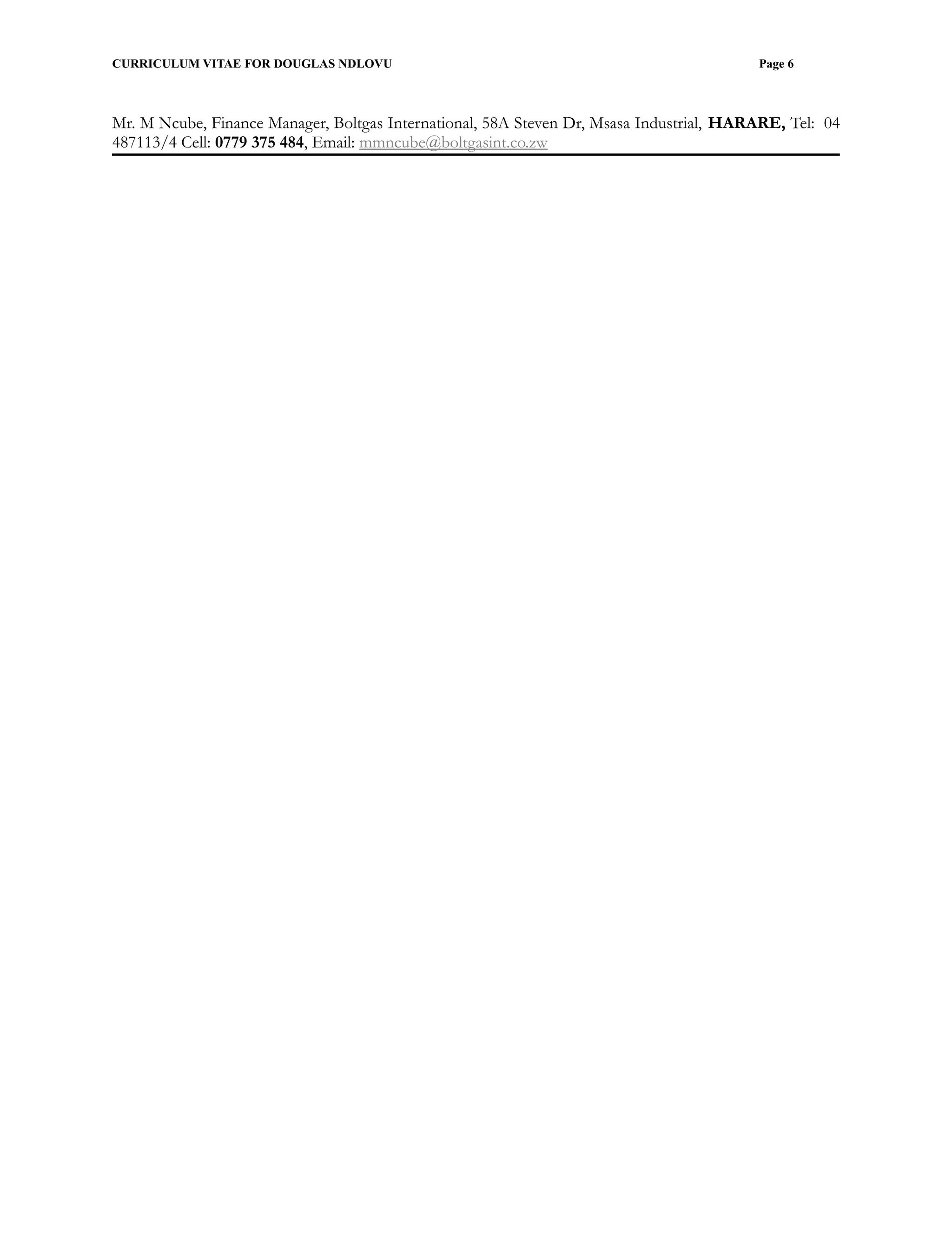 NDLOVU DOUGLAS 4aaa | PDF