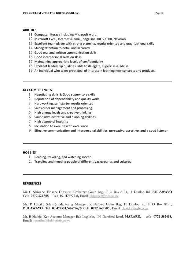 NDLOVU DOUGLAS 4aaa | PDF