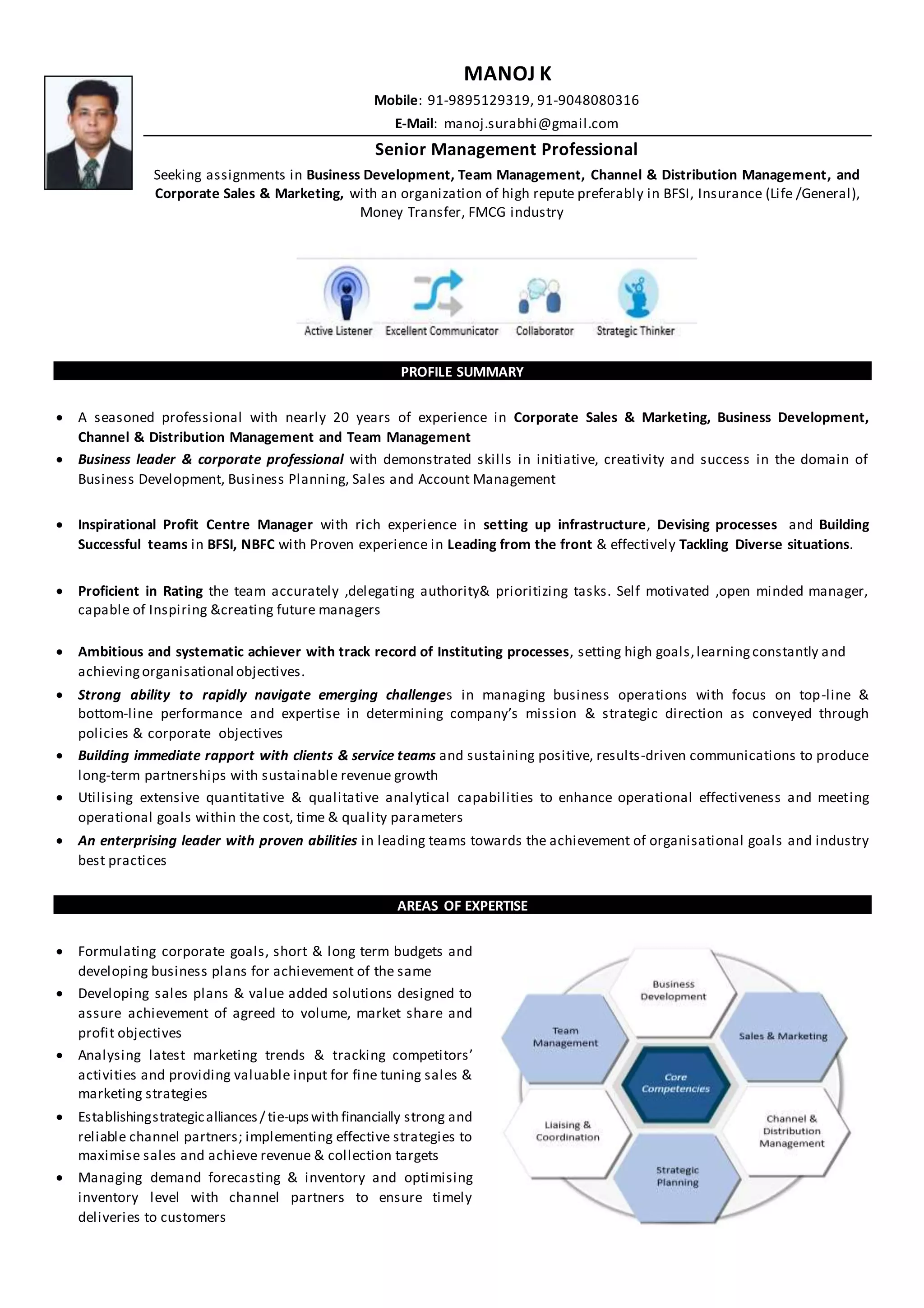 Manoj K CV new | DOCX