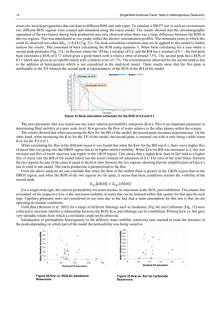 Single-Well Chemical Tracer Tests in Heterogeneous Reservoirs | PDF