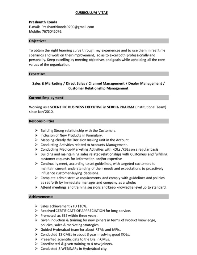 Prashanth Konda_Profile | PDF