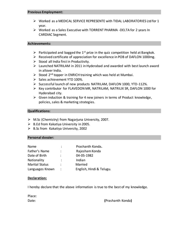 Prashanth Konda_Profile | PDF