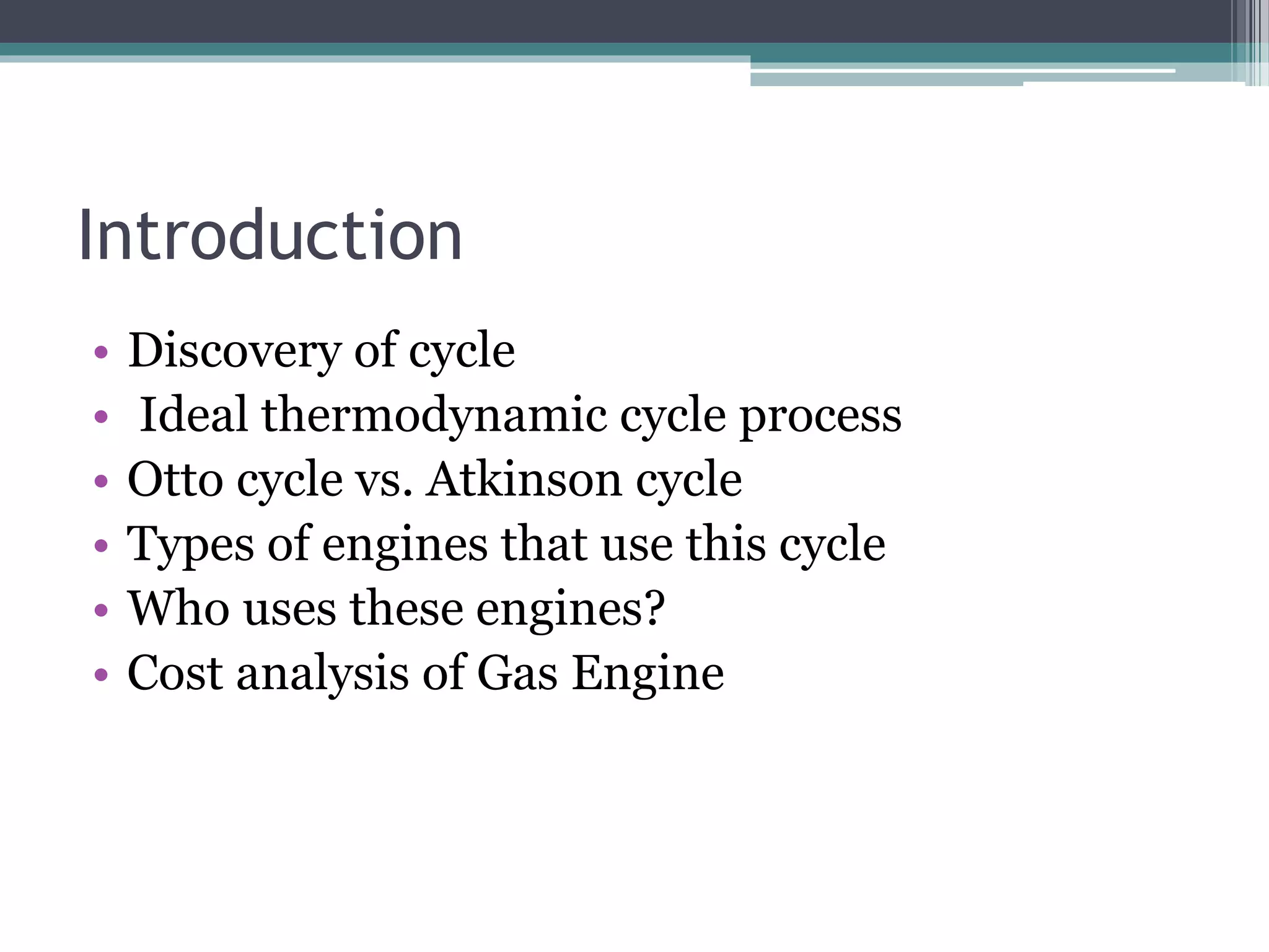 Atkinson cycle final | PPTX | Cycling | Sports