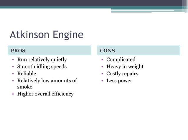 Atkinson cycle final | PPT