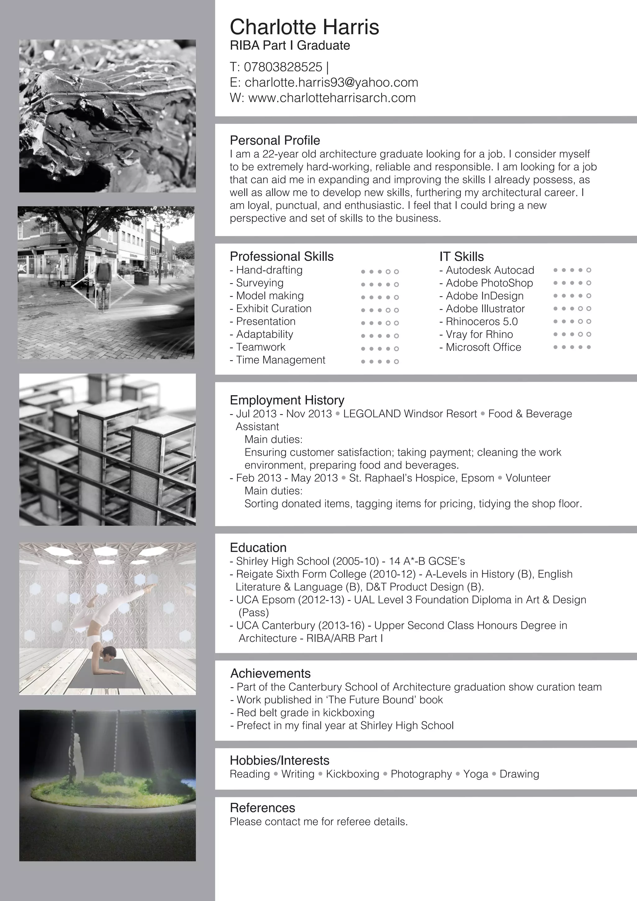 CV CHARLOTTE HARRIS - ONLINE VERSION | PDF