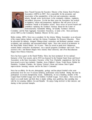 Bio - Steve Trussell (3) | PDF