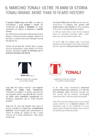 TONALI CompanyProfile_ita-eng 05-2015 | PDF