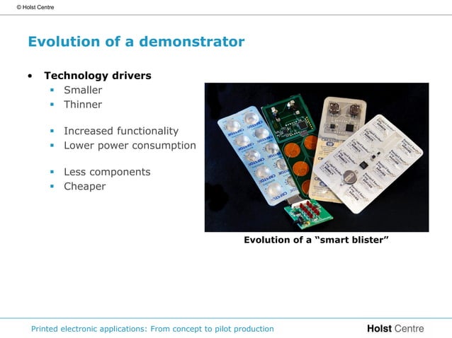 Printed electronic applications From concept to pilot production | PDF