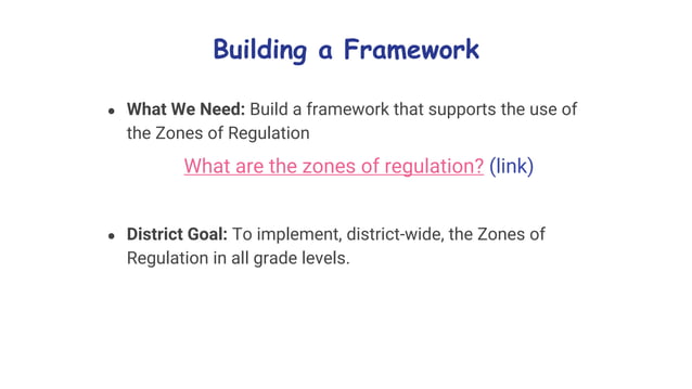 Zones of Regulation Training | PPTX