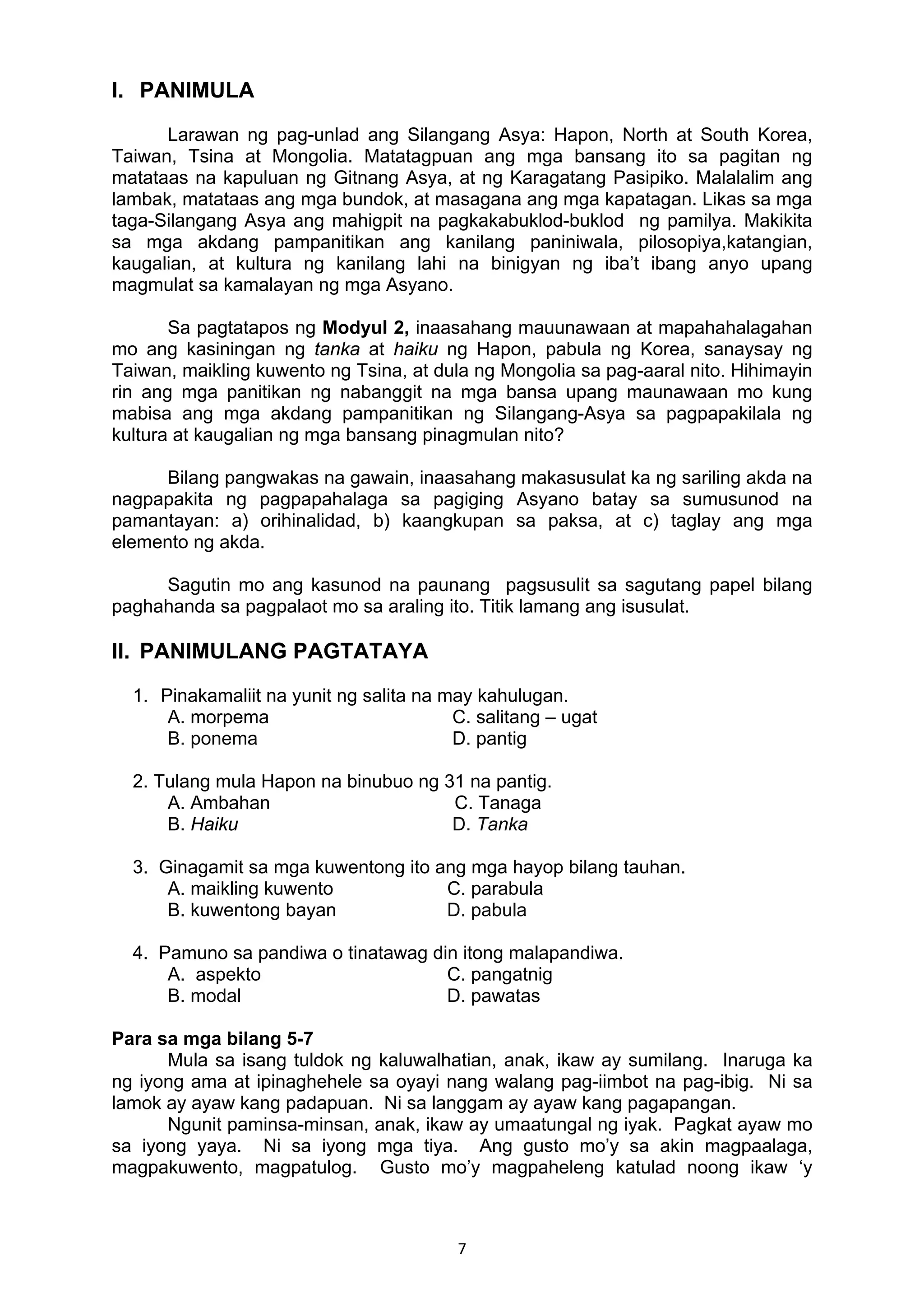 9 filipino lm q2 | PDF