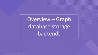 Scylla Summit 2017: Performance Evaluation of Scylla as a Database Backend for JanusGraph | PPT